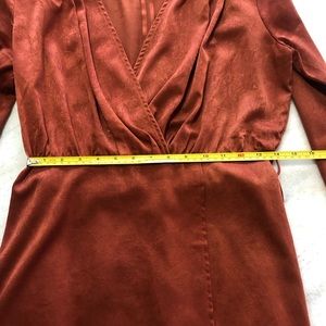 Dresses | Long Sleeve Burnt Orange Cocktail Dress | Poshmark